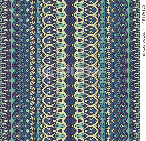 Doodle art pattern for tiles and fabric. - Stock Illustration [49386125 ...
