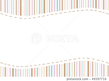 Stitch frame pastel colored stripes background - Stock Illustration ...