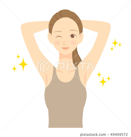 Women Skin Care Waki Hair Removal 01 - Stock Illustration [49409572 ...