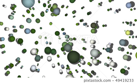 CG particle Ball with shadow - Stock Illustration [49419233] - PIXTA