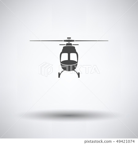 Helicopter icon front view - Stock Illustration [49421074] - PIXTA