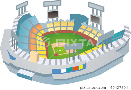 Dodger Stadium - Stock Illustration [49427804] - PIXTA