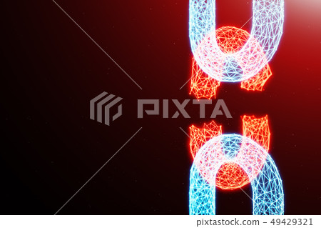 Disconnected, broken chain, digital block chain... - Stock Illustration ...