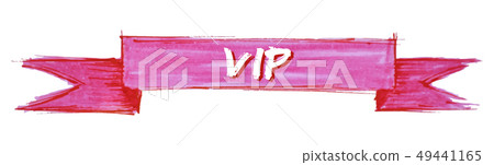 vip ribbon - Stock Illustration [49441165] - PIXTA