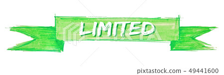 limited ribbon - Stock Illustration [49441600] - PIXTA