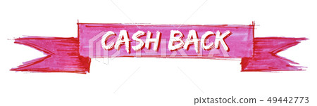 cash back ribbon-插圖素材 [49442773] - PIXTA圖庫