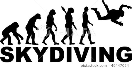 Evolution Skydiving - Stock Illustration [49447034] - PIXTA