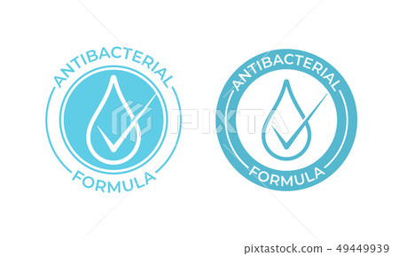 Antibacterial icon. Anti bacterial formula sign - Stock Illustration ...