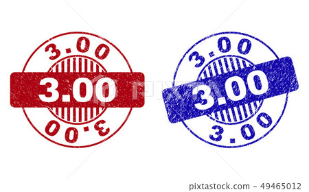 Grunge 3.00 Textured Round Watermarks - Stock Illustration [49465012 ...