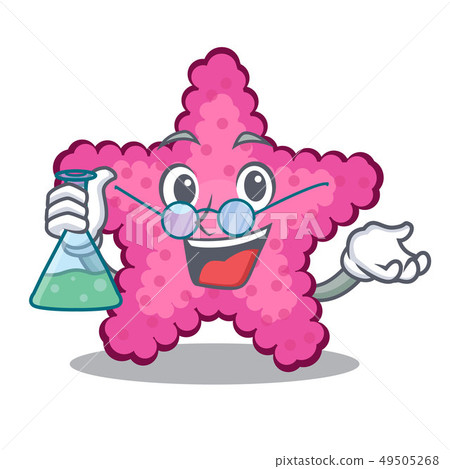 Professor pink starfish in the cartoon shape-插圖素材 [49505268] - PIXTA圖庫