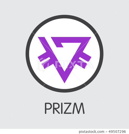 PZM - Prizm. The Logo of Cryptocurrency or... - Stock Illustration ...