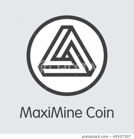 MXM - Maximine Coin. The Logo of Coin or Market... - Stock Illustration ...