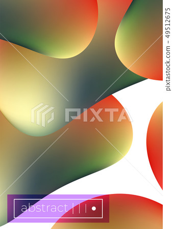Fluid mesh shapes vector background covers set - Stock Illustration ...