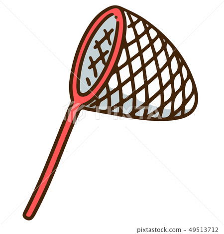 Insect collecting net red - Stock Illustration [49513712] - PIXTA