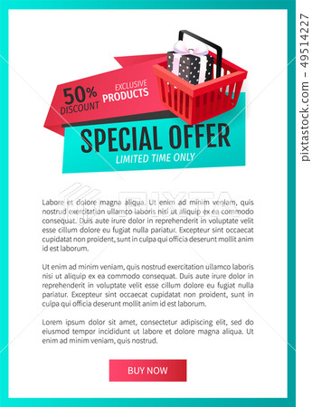 Special Offer of Shop, Natural Product Guarantee - Stock Illustration ...
