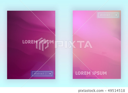 Abstract cloudy vector background cover set - Stock Illustration ...