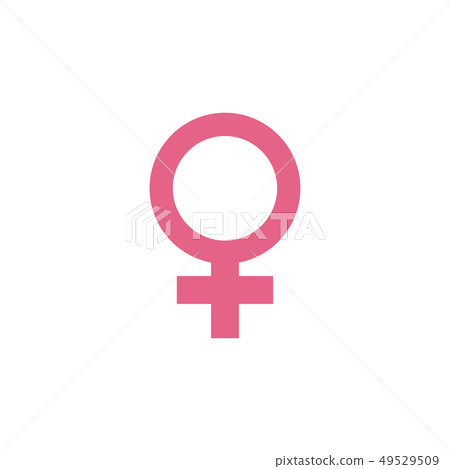 Female gender icon graphic design template vector - Stock Illustration ...