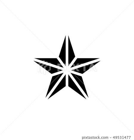 Star icon graphic design template vector-插圖素材 [49531477] - PIXTA圖庫