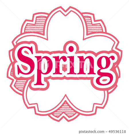 Spring stamp - Stock Illustration [49536118] - PIXTA