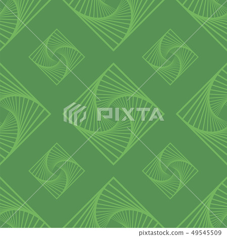 Green Square Seamless Pattern. Geometric... - Stock Illustration ...