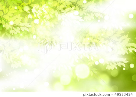 Fresh green light green background - Stock Illustration [49553454] - PIXTA