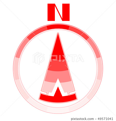 Compass (Direction) Direction Letter - Stock Illustration [49571041 ...