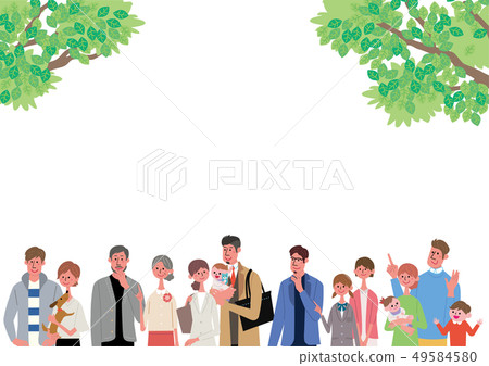 Various generations people illustration set - Stock Illustration ...