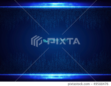 Technology blue square pattern design decoration - Stock Illustration ...