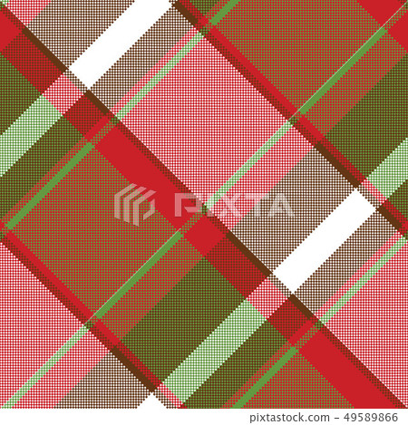 Red abstract asymmetrical check plaid seamless - Stock Illustration ...