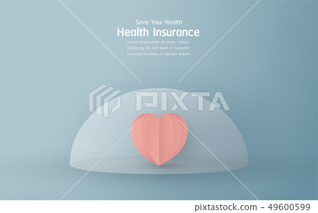 Minimalism for health insurance. - Stock Illustration [49600599] - PIXTA
