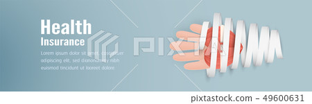 Minimalism for health insurance. - Stock Illustration [49600631] - PIXTA