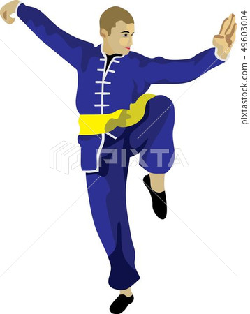 Wushu Empty Hand Chinese Martial Art - Stock Illustration [49603004 ...