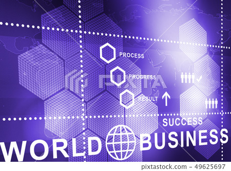 abstract business digital background - Stock Illustration [49625697 ...