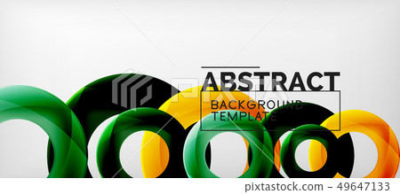 Vector rings abstract background - Stock Illustration [49647133] - PIXTA