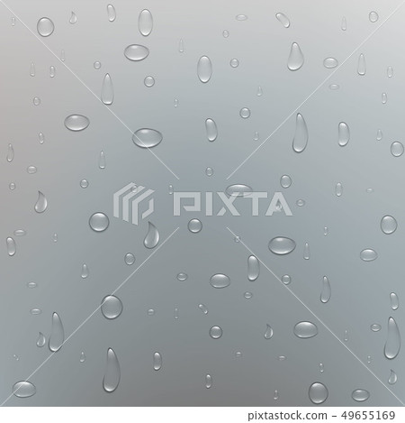 Creative illustration of pure clear water rain... - Stock Illustration ...