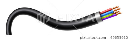Creative illustration of flexible electric... - Stock Illustration ...