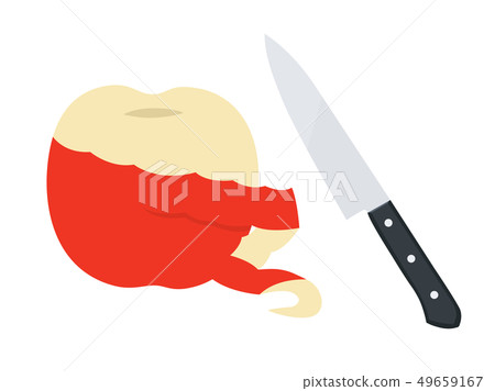 Peeling of apples - Stock Illustration [49659167] - PIXTA