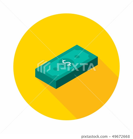 Money, Dollar, Isometric, Vector - Stock Illustration [49672668] - PIXTA