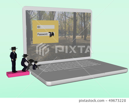 Information security, threats and countermeasures - Stock Illustration ...