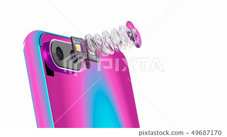 Smartphone dual camera concept, two sensors - Stock Illustration ...
