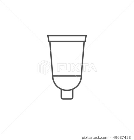 Cream Tube Vector Icon - Stock Illustration [49687438] - PIXTA