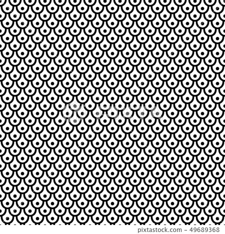 Seamless geometric pattern. - Stock Illustration [49689368] - PIXTA