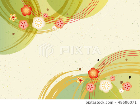 Green Japanese style pattern - Stock Illustration [49696071] - PIXTA