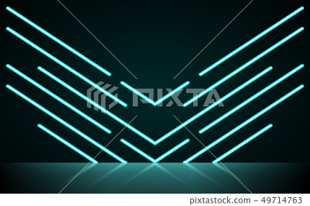 Neon glowing lines, energy space light concept - Stock Illustration ...
