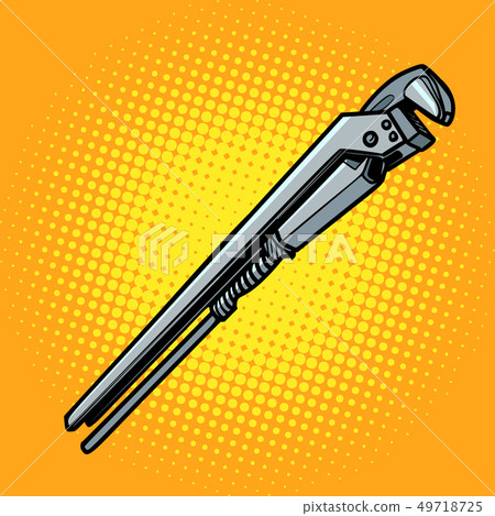 adjustable wrench. working tool - Stock Illustration [49718725] - PIXTA