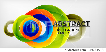 Vector rings abstract background - Stock Illustration [49741513] - PIXTA