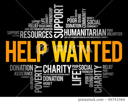 Help Wanted word cloud collage - Stock Illustration [49743364] - PIXTA