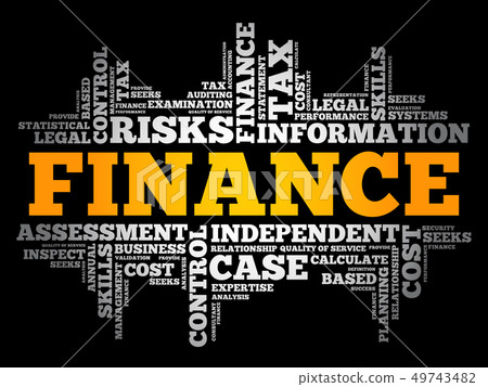 FINANCE word cloud collage - Stock Illustration [49743482] - PIXTA