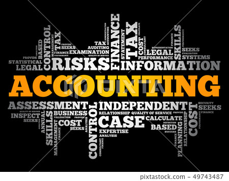 ACCOUNTING word cloud collage - Stock Illustration [49743487] - PIXTA