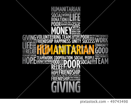 Humanitarian word cloud collage - Stock Illustration [49743498] - PIXTA